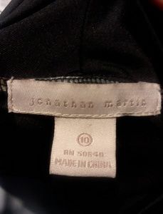 jonathan martin | Dresses | Black Jonathan Martin Cowl Neck Dress ...